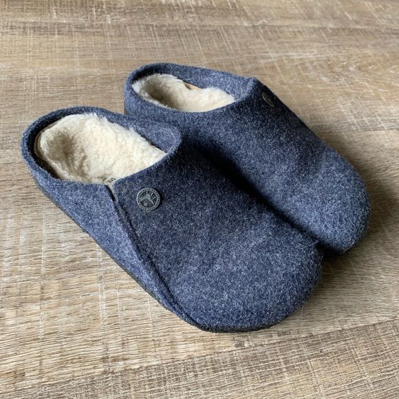 Birkenstock | Shoes | Birkenstock Clog Zermatt Rivet Dark Blue Kids ...